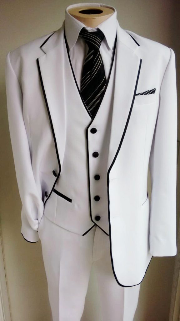 Terno Branco Slim - Anne Noivas